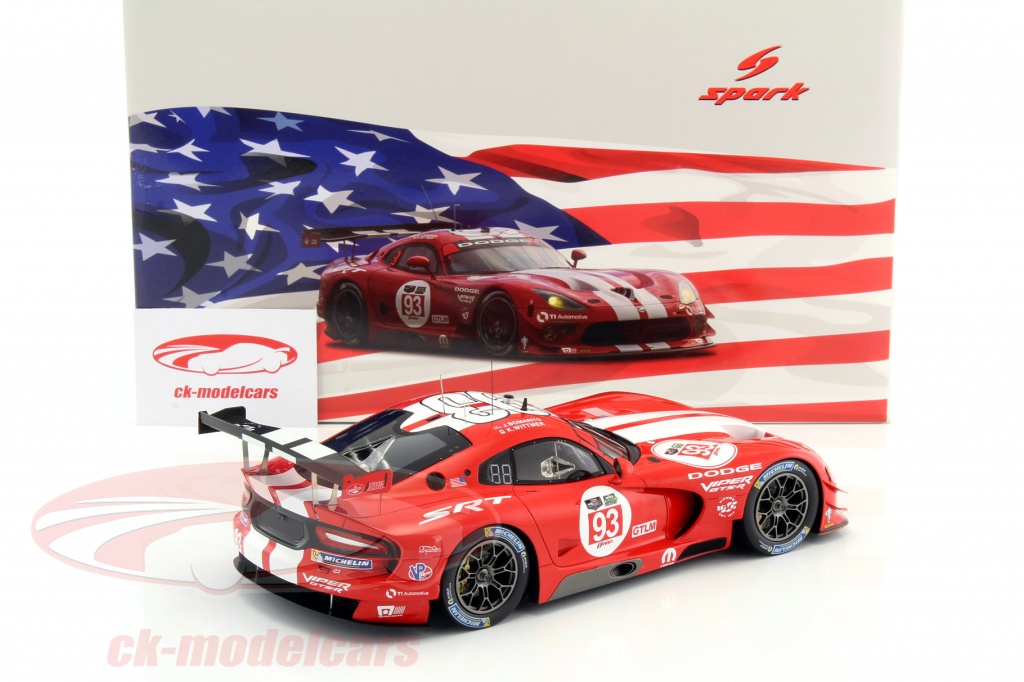 Spark 1:18 Dodge Viper SRT GTS-R #93 Winner GTLM Lone Star 2014 ...