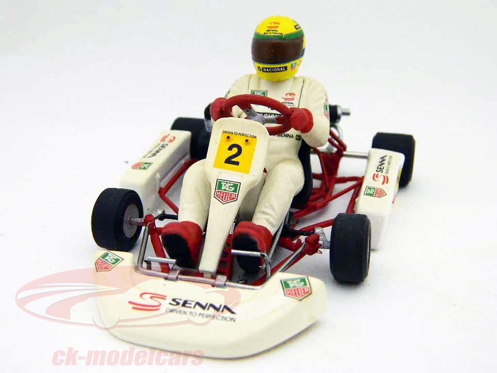 Minichamps 1:18 Model A. Senna Kart Paris-Bercy 1993 540091800 model ...