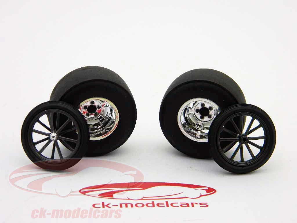 GMP 1:18 Dragster Wheel Set for Modelcars A1800102 model car A1800102