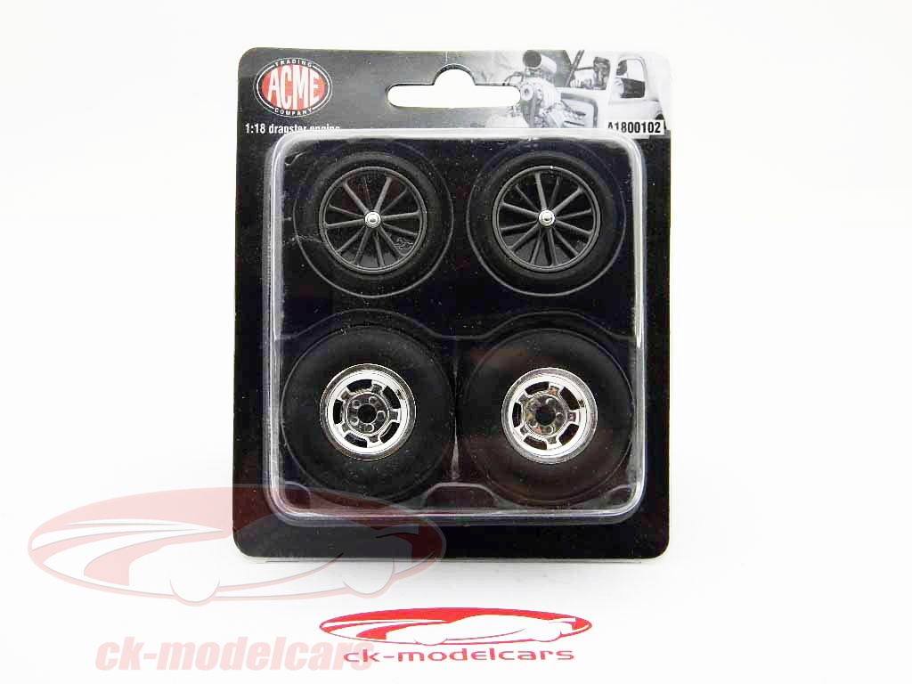GMP 1:18 Dragster Wheel Set for Modelcars A1800102 model car A1800102