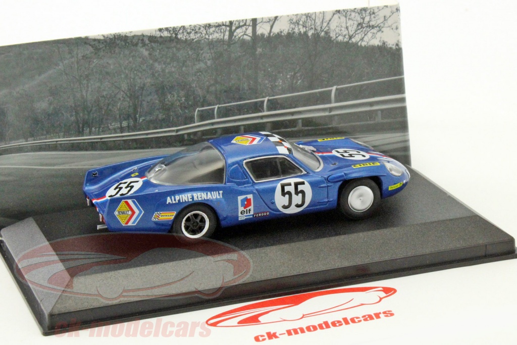Atlas 1:43 Alpine A210 Gordini #55 24h LeMans 1968 Nicolas, Andruet MAG HS23 modèle voiture MAG HS23