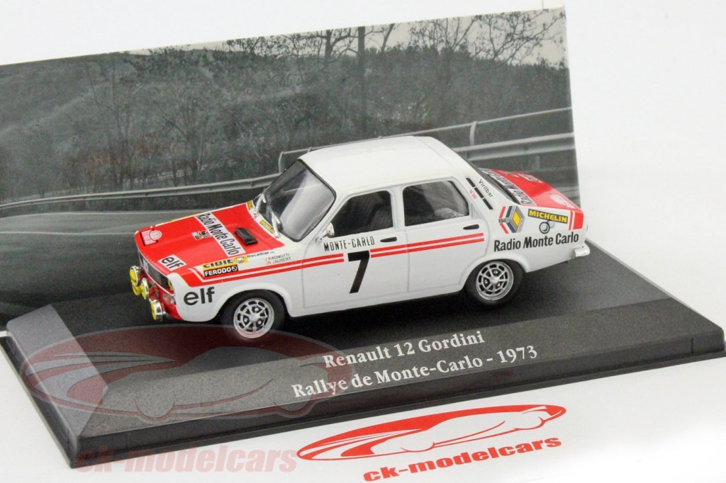 Atlas 1:43 Renault 12 Gordini #7 Rallye Monte Carlo 1973 Ragnotti ...