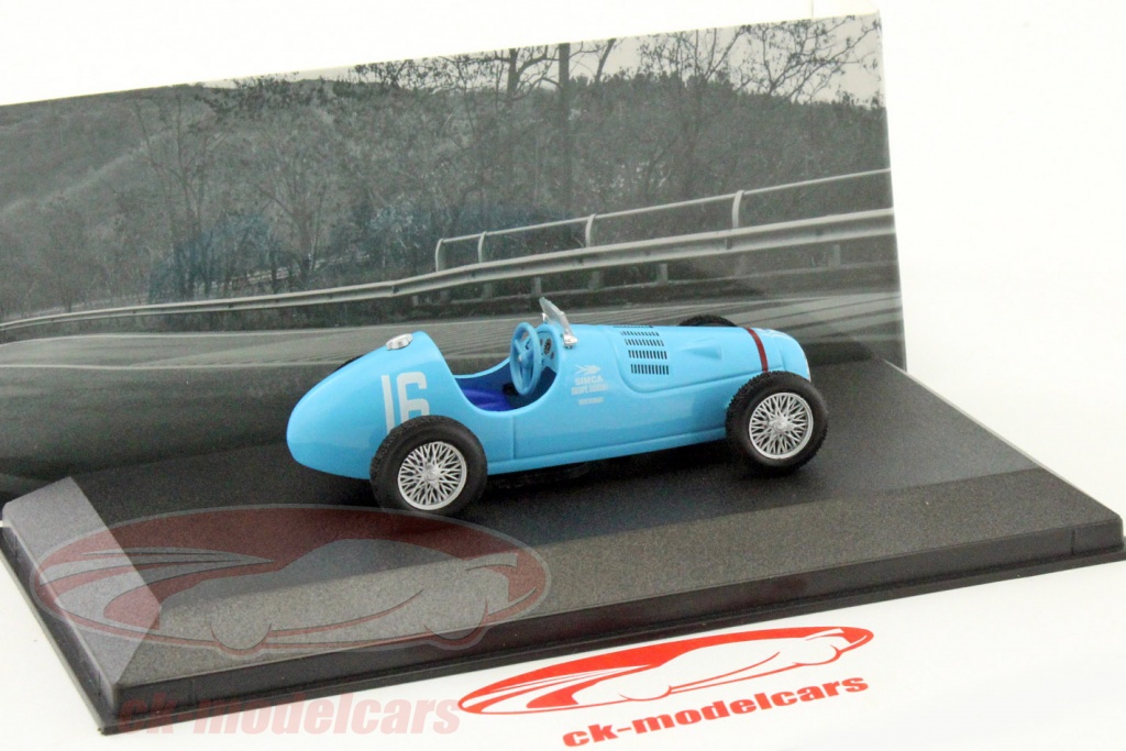 Atlas 1:43 Gordini Type 15 #16 Pau GP formula 1500 1948 MAG HS16 model ...