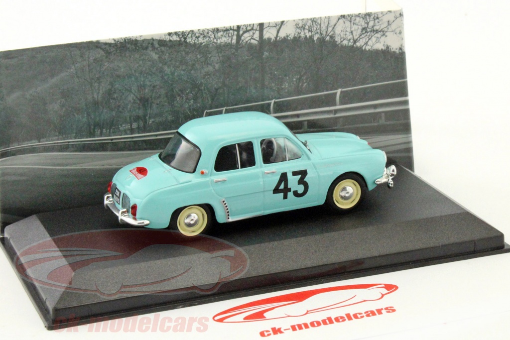 Atlas 1:43 Renault Dauphine Gordini #43 Winner Tour de Corse 1959 Orsini, Canonici MAG HS24 ...