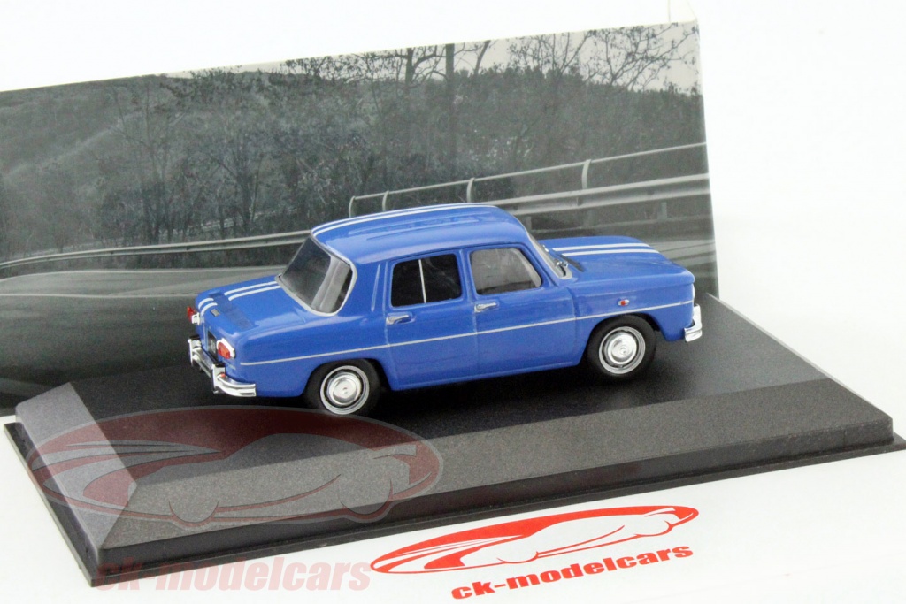 Atlas 1:43 Renault 8 Gordini 1300 year 1966 blue / white MAG HS01 model ...