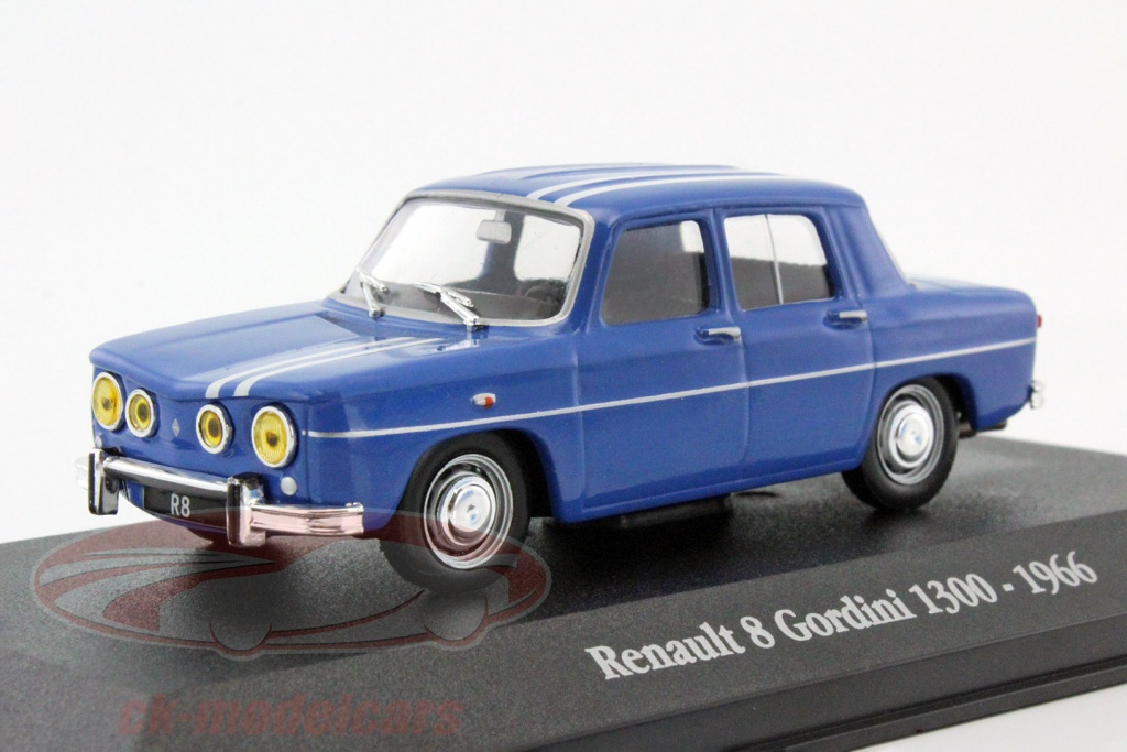 Atlas 1:43 Renault 8 Gordini 1300 año de construcción 1966 azul ...