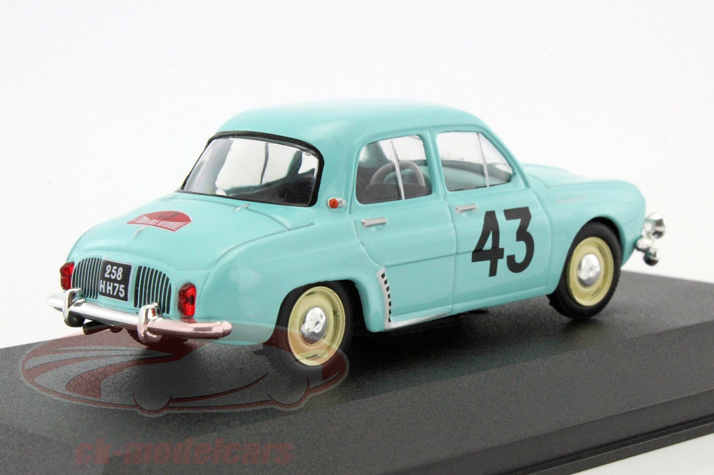 Atlas 1:43 Renault Dauphine Gordini #43 勝者 Tour de Corse 1959 Orsini, Canonici MAG HS24 モデル 車 ...