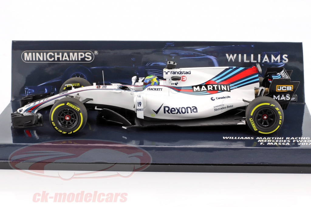 Minichamps 1:43 F. Massa #19 Williams FW40 Martini Racing fórmula 1 ...