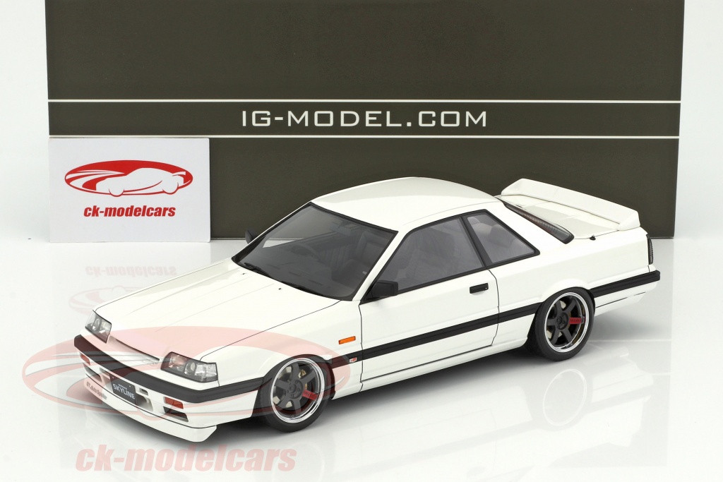 Ignition Model 1:18 Nissan Skyline GTS-R (R31) branco IG0998 modelo carro IG0998 4571477909982