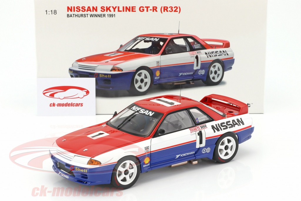 AUTOart 1:18 Nissan Skyline GT-R (R32) #1 Bathurst Winner 1991 Skaife ...