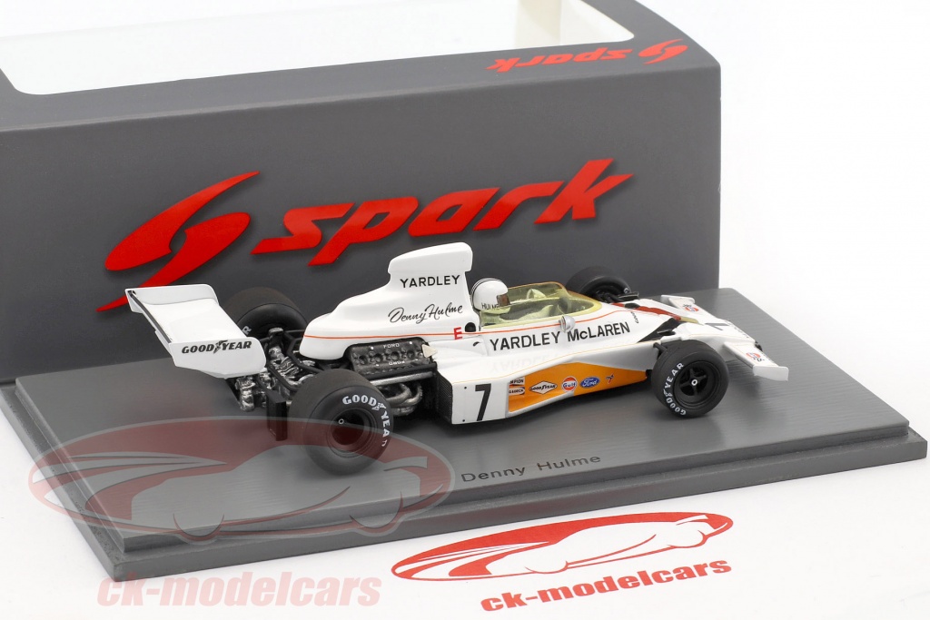 Spark 1:43 Denis Hulme McLaren M23 #7 gagnant suédois GP formule 1 1973 ...