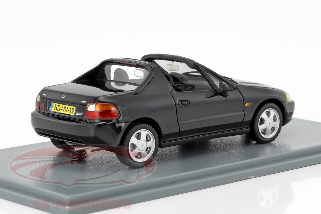 Neo 1:43 Honda CRX del Sol year 1992 black metallic NEO44512 model car NEO44512 171639