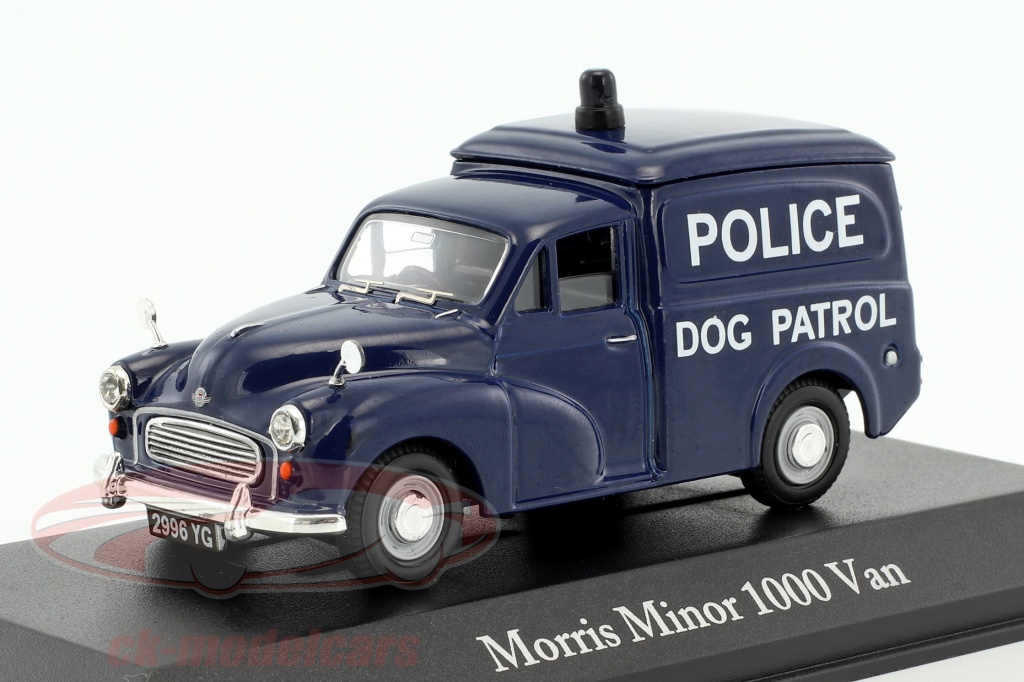 Atlas 1:43 Morris Minor 1000 バン 西 ライディング Constabulary 犬 巡回 MAG JA04 モデル ...
