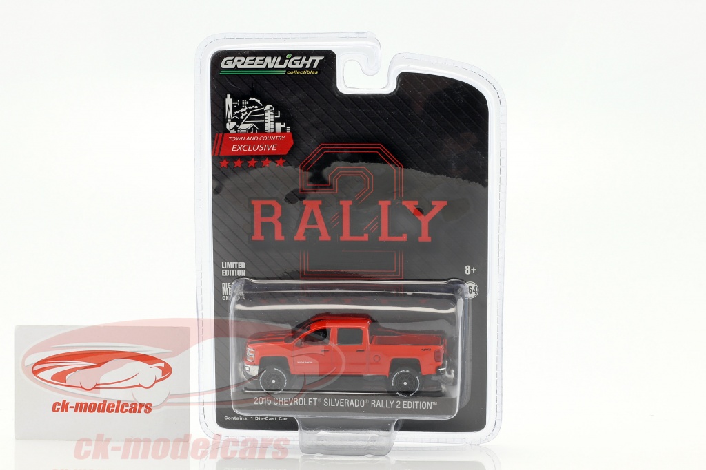 Greenlight 1:64 Chevrolet Silverado Pick-up Rally 2 Edition year 2015 ...