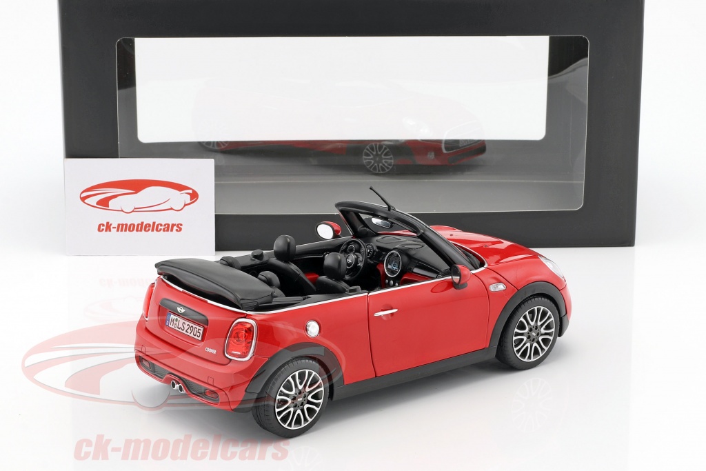 Norev 1:18 Mini Cooper S Cabriolet (F57) year 2016 red 80432405583 ...