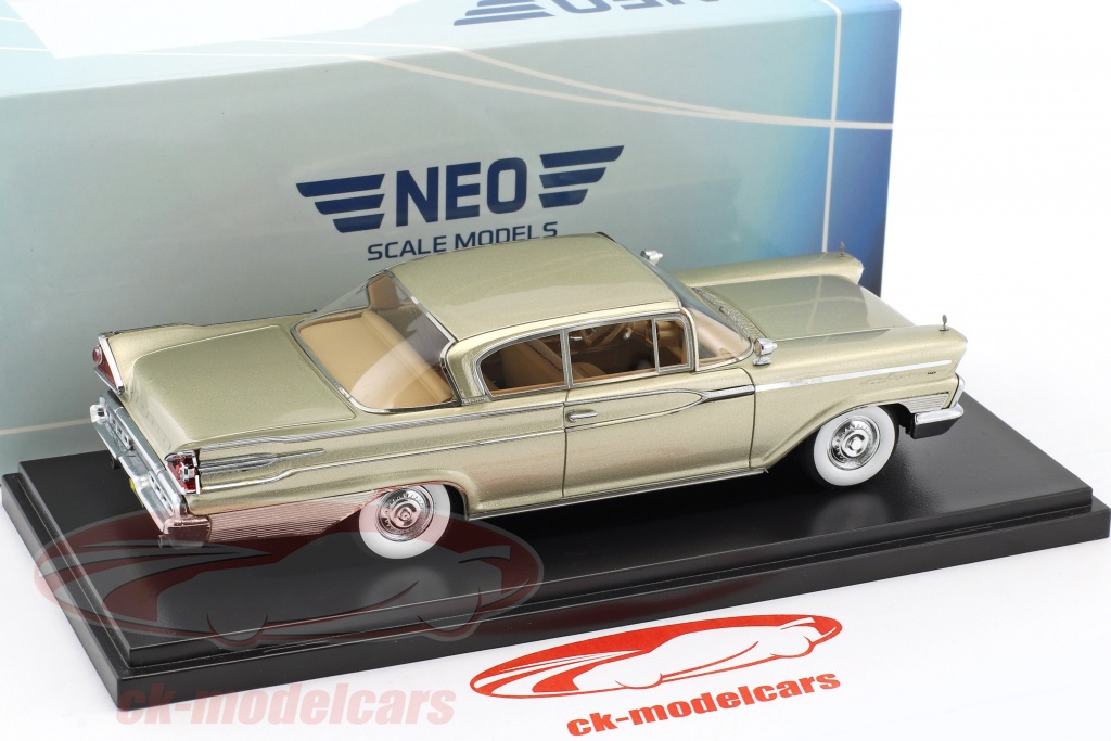 Neo 1:43 Mercury Park Lane Hardtop Baujahr 1959 beige metallic NEO46051 Modellauto NEO46051 ...