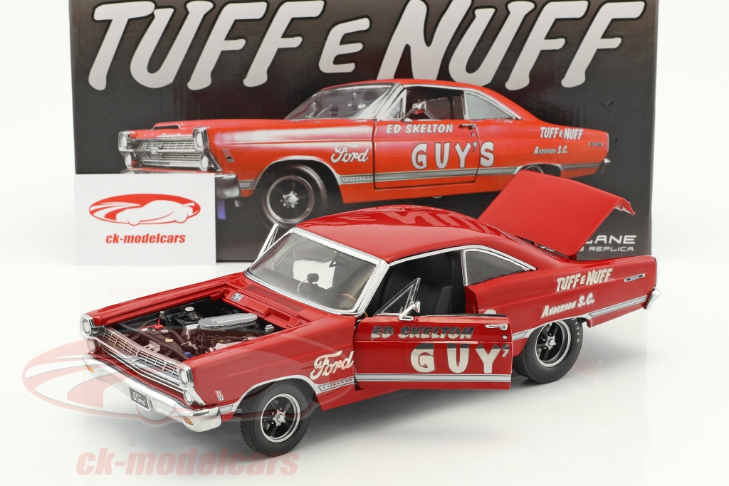 GMP 1:18 Ford Fairlane 427r Ed Skelton's Tuff e Nuff year 1967 red ...