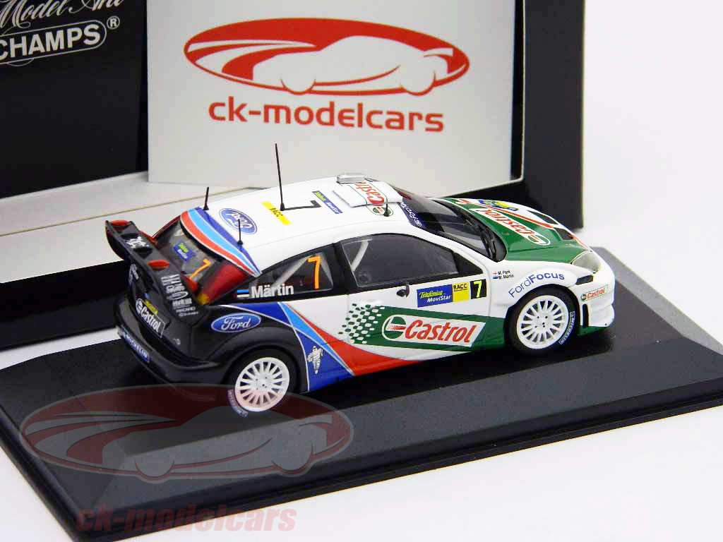 Minichamps 1:43 Ford Focus RS WRC #7 Winner Rally Catalunya Costa Brava ...