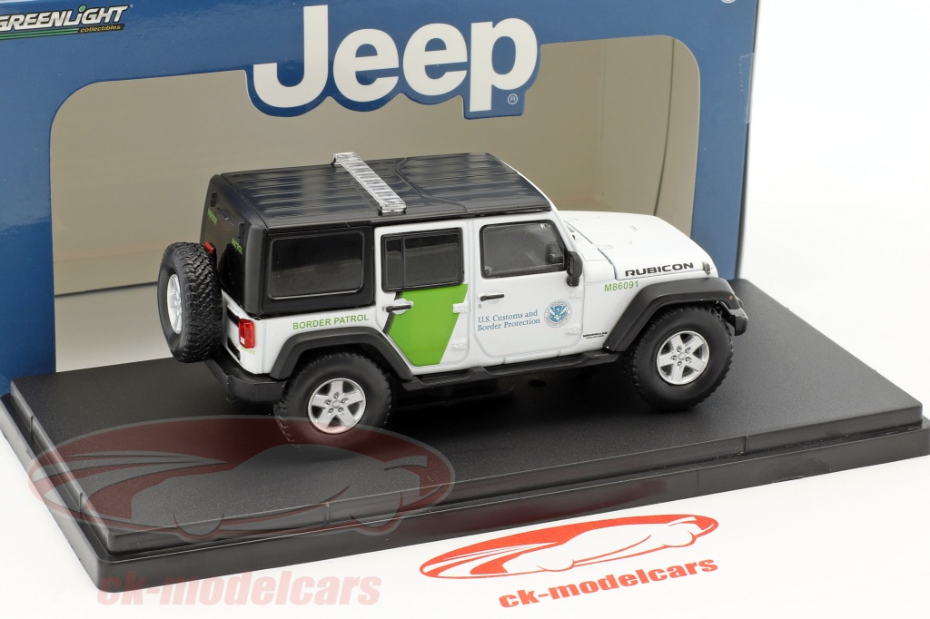 Greenlight 1:43 Jeep Wrangler Unlimited year 2015 US Customs and Border ...
