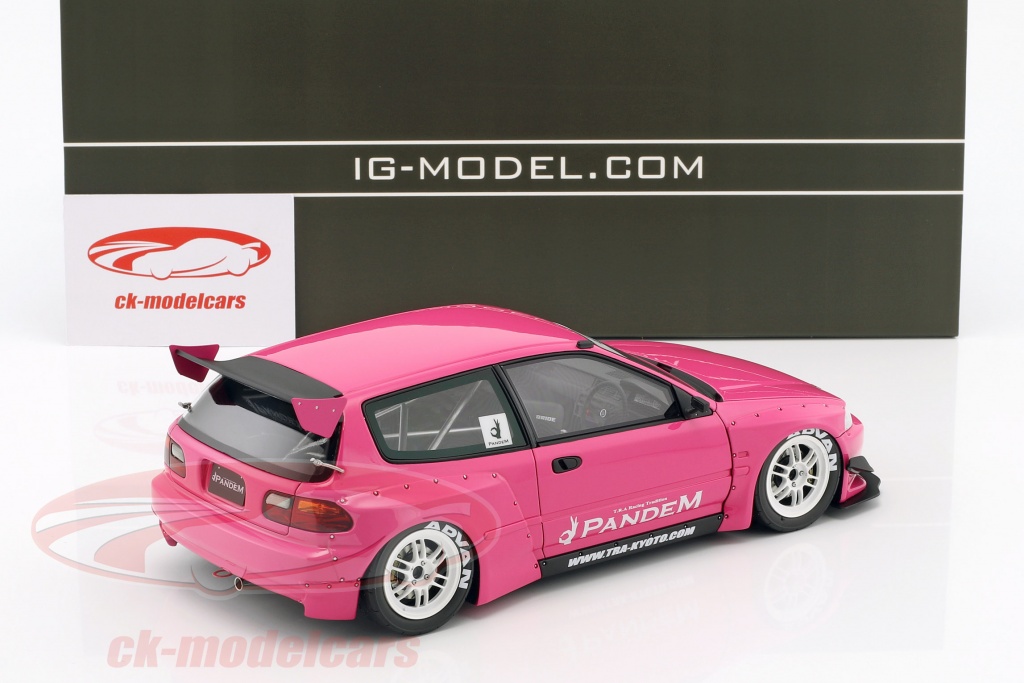 Ignition Model 1:18 Pandem Civic (EG6) ピンク IG1052 モデル 車 IG1052 ...