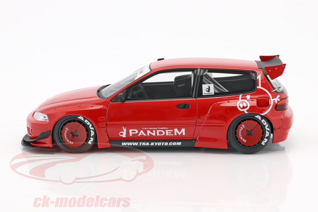 Ignition Model 1:18 Pandem Civic (EG6) red IG1050 model car IG1050 ...