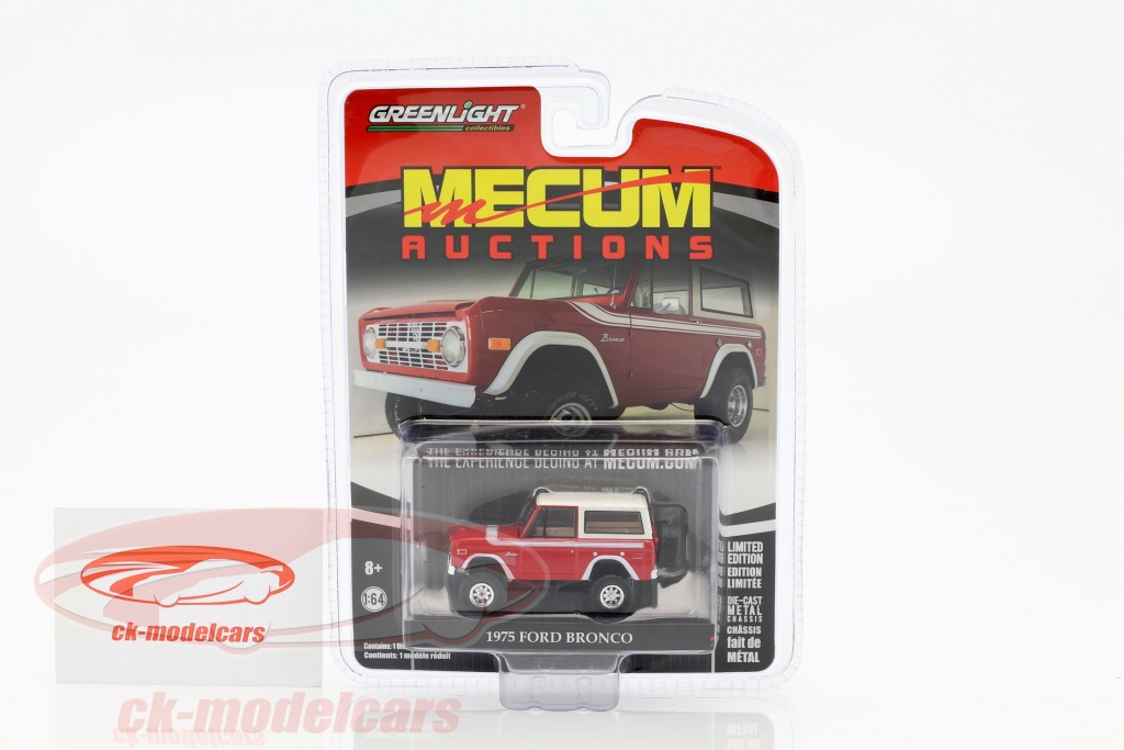 Greenlight 1:64 Ford Bronco year 1975 red / white 37110-F model car ...