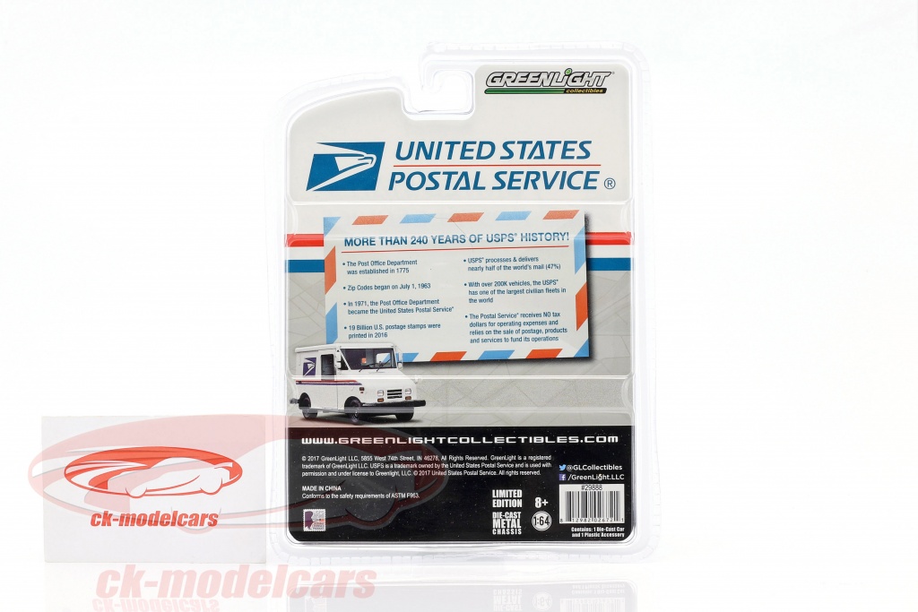 Greenlight 1:64 Grumman LLV USPS weiß 29888 Modellauto 29888 812982026721