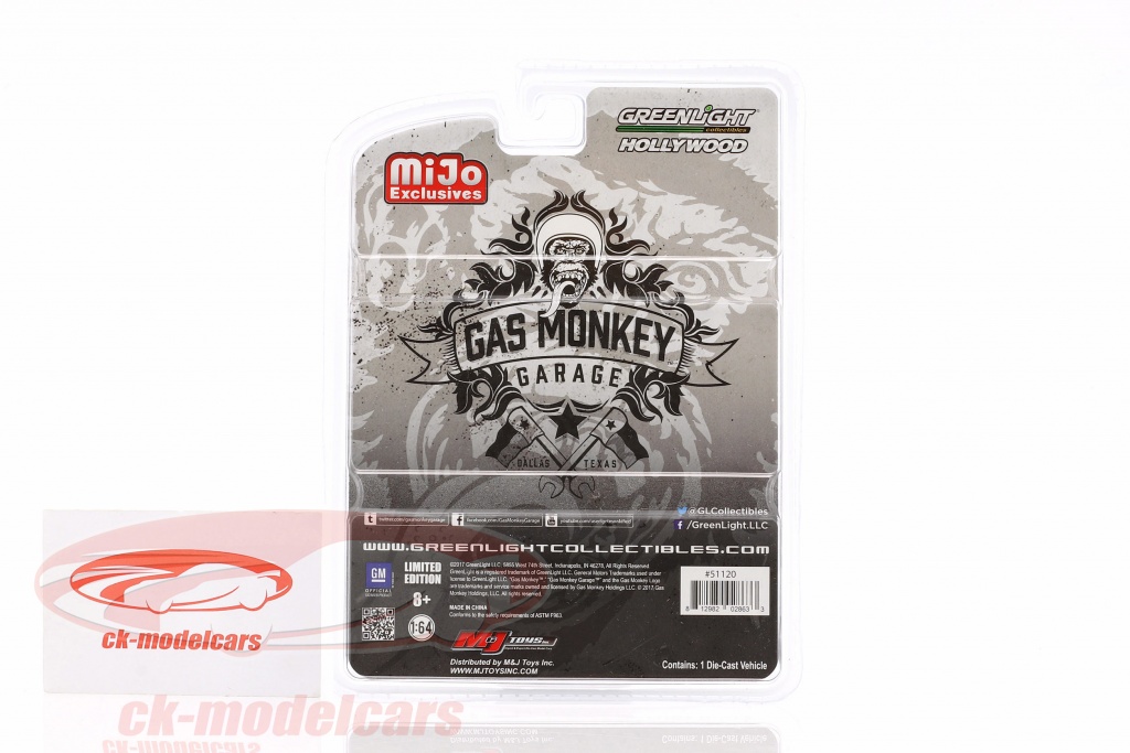 Greenlight 1:64 Chevrolet Impala SS year 1967 Gas Monkey Garage black ...