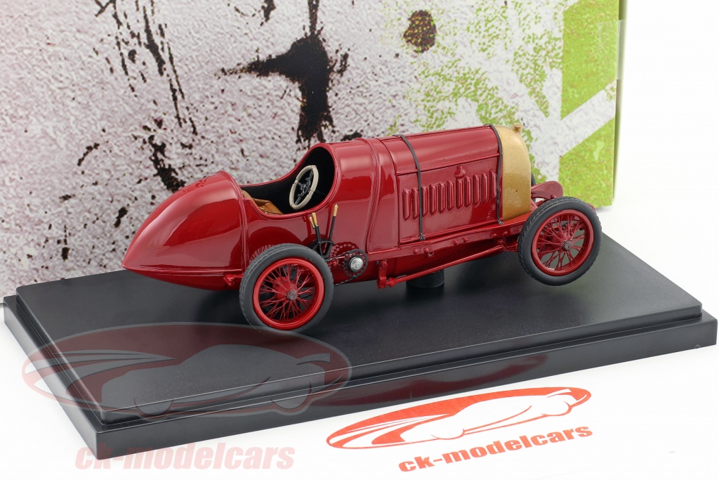 AutoCult 1:43 Fiat S76 The Beast of Turin Baujahr 1911 dunkelrot 01005 ...