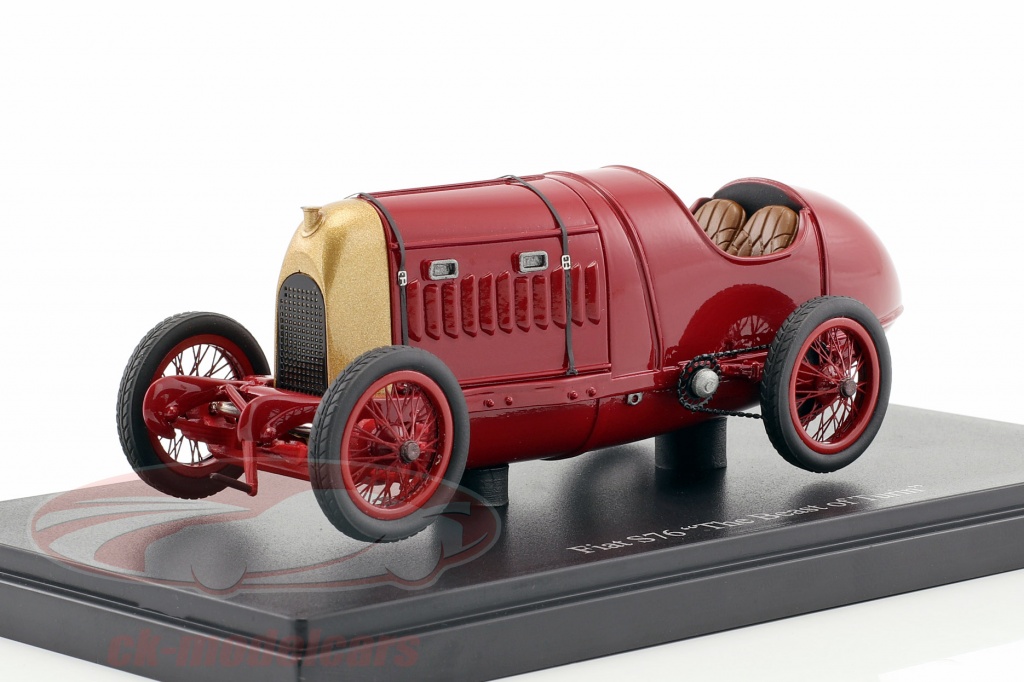 AutoCult 1:43 Fiat S76 The Beast of Turin 築 1911 暗いです 赤 01005 モデル 車 01005