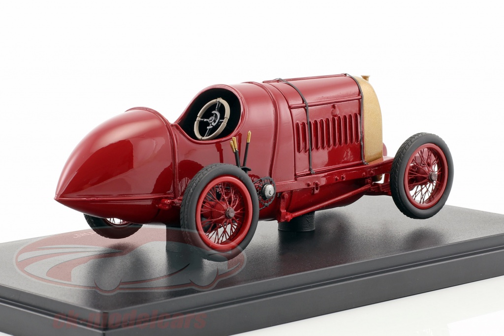 AutoCult 1:43 Fiat S76 The Beast of Turin Baujahr 1911 dunkelrot 01005 ...