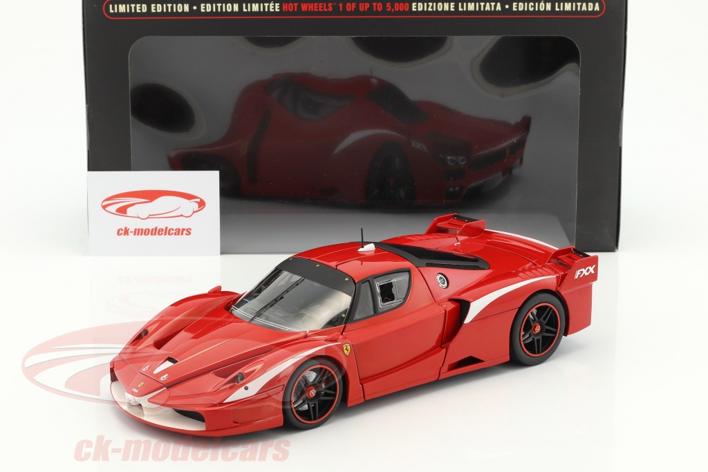 HotWheels Elite 1:18 Ferrari FXX Evoluzione year 2009 red T6247 model car T6247 027084922677