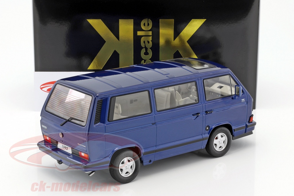 KK-Scale 1:18 Volkswagen VW Bulli T3 Multivan Last Edition 1992 синий металлический KKDC180141 ...