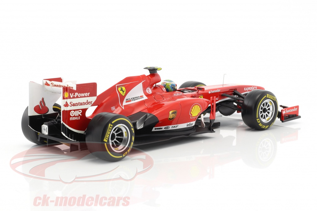 HotWheels 1:18 Felipe Massa Ferrari F138 #4 Formula 1 2013 BCK15 model ...