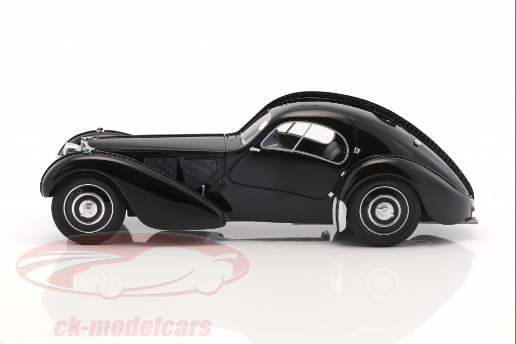 BoS-Models 1:18 Bugatti T57 SC Atlantic RHD Baujahr 1938 schwarz BOS298 ...