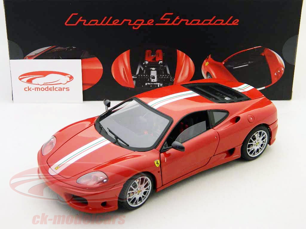 HotWheels Elite 1:18 Ferrari F360 Modena Challenge Stradale 2003 rot ...