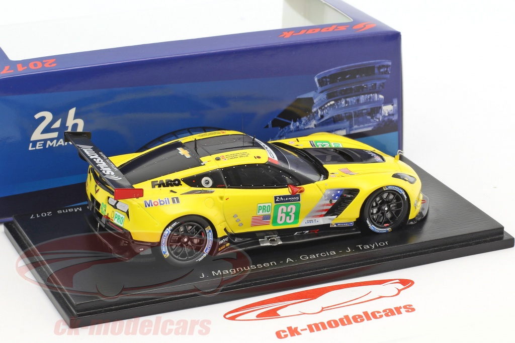 Spark 1:43 Chevrolet Corvette C7R #63 24h LeMans 2017 Magnussen, Garcia ...