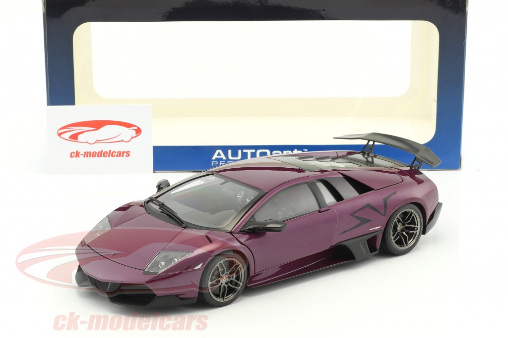 AUTOart 1:18 Lamborghini Murcielago LP670-4SV Bj. 2009 purple metallic ...