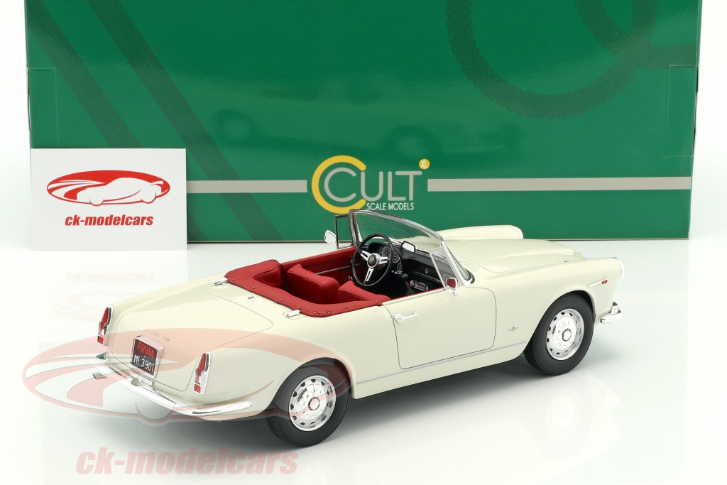 Cult Scale Models 1:18 Alfa Romeo 2600 Spider Touring year 1961 white CML039-1 model car CML039-1