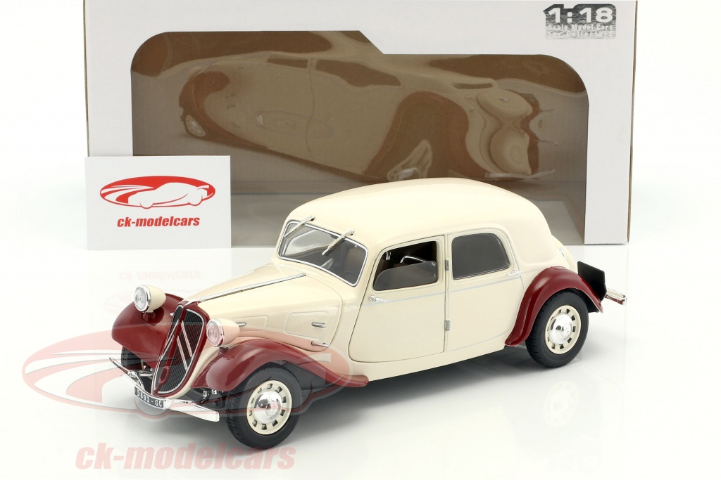 Solido 1:18 Citroen Traction 11CV 築 1938 ベージュ / パープル S1800901 モデル 車 S1800901 3663506001635