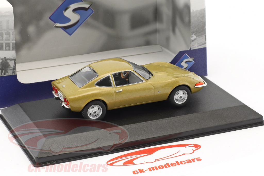 Solido 1:43 Opel GT Baujahr 1968 gold metallic S4302300 Modellauto ...