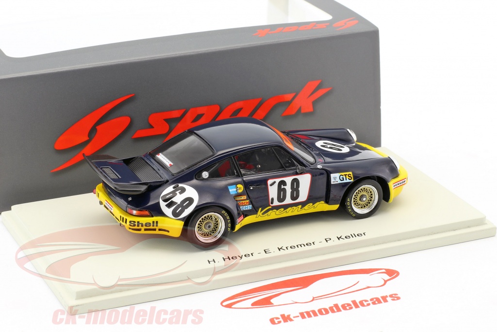 Spark 1:43 Porsche 911 Carrera RSR #68 24h LeMans 1974 Heyer, Kremer, Keller S5087 モデル 車 S5087 ...