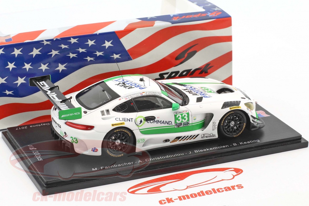 Spark 1:43 Mercedes-Benz AMG GT3 #33 24h Daytona 2017 Riley Motorsports ...