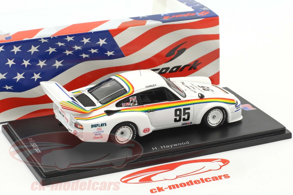 Spark 1:43 Porsche 934/5 #95 勝者 決勝戦 250 マイル Daytona 1977 Hurley Haywood ...