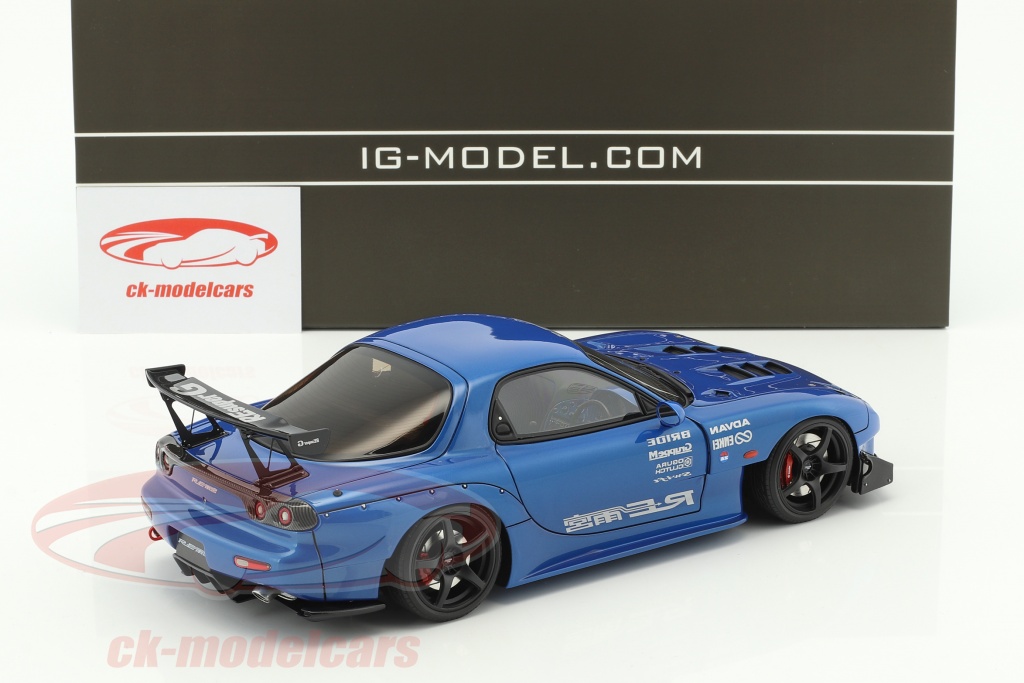 Ignition Model 1:18 Mazda RX-7 (FD3S) RE Amemiya blau IG1046 Modellauto IG1046 4573448880467
