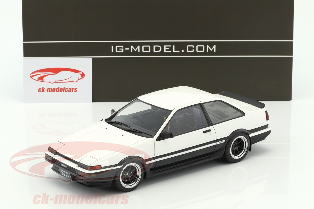 Ignition Model 1:18 Toyota Sprinter Trueno (AE86) 2-Door GT Apex white ...