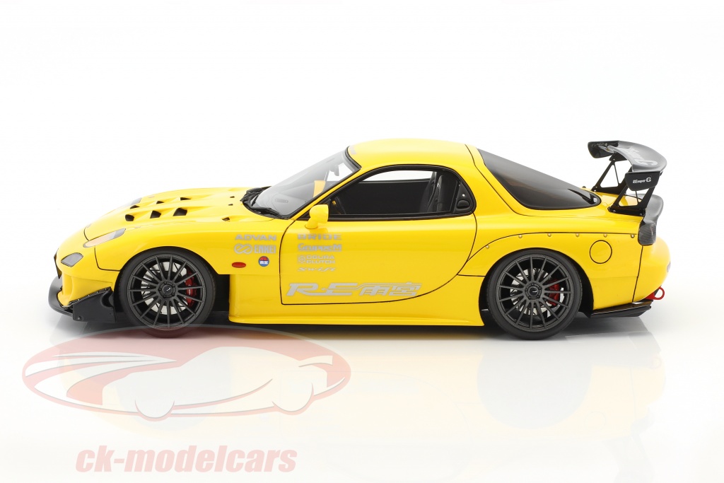 Ignition Model 1:18 Mazda RX-7 (FD3S) RE Amemiya gelb IG1042 Modellauto IG1042 4573448880429