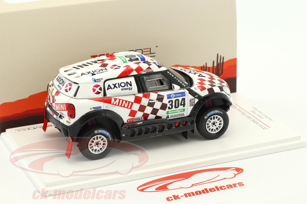 True Scale 1:43 Mini All4 Racing #304 Rallye Dakar 2016 Roma, Bravo ...