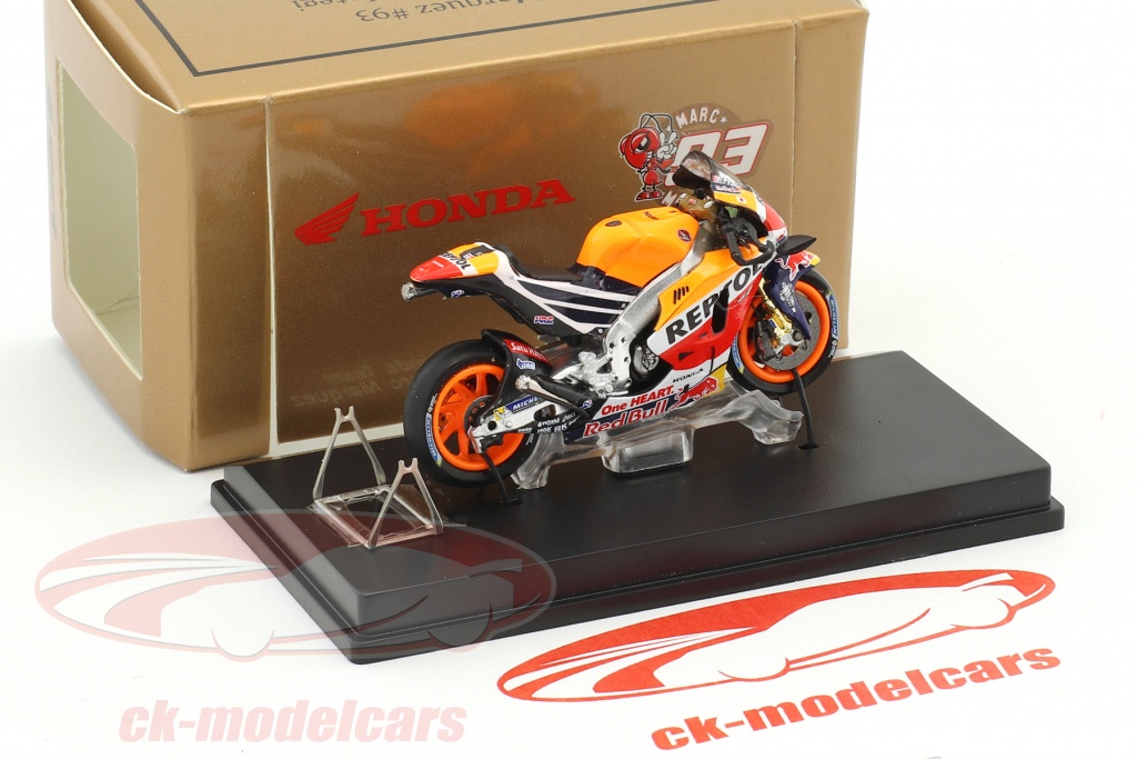 Spark 1:43 Marc Marquez Honda RC213V #93 勝者 日本 GP 世界チャンピオン MotoGP 2016 ...