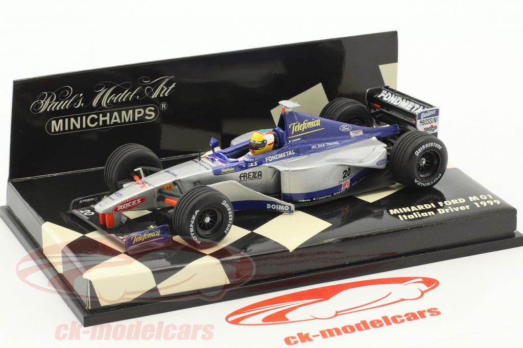 Minichamps 1:43 Luca Badoer Minardi M01 #20 式 1 1999 430990020 モデル 車 ...